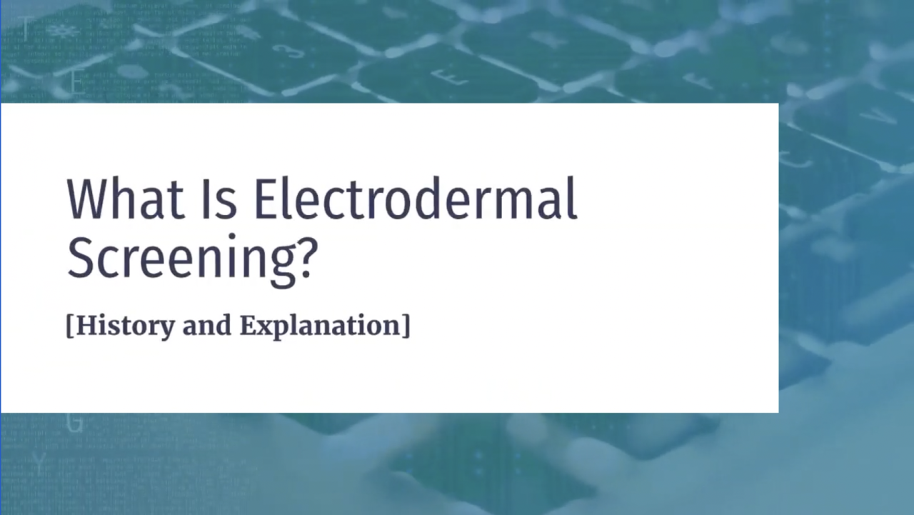 What Is Electrodermal Screening? - BioEnergetic Works